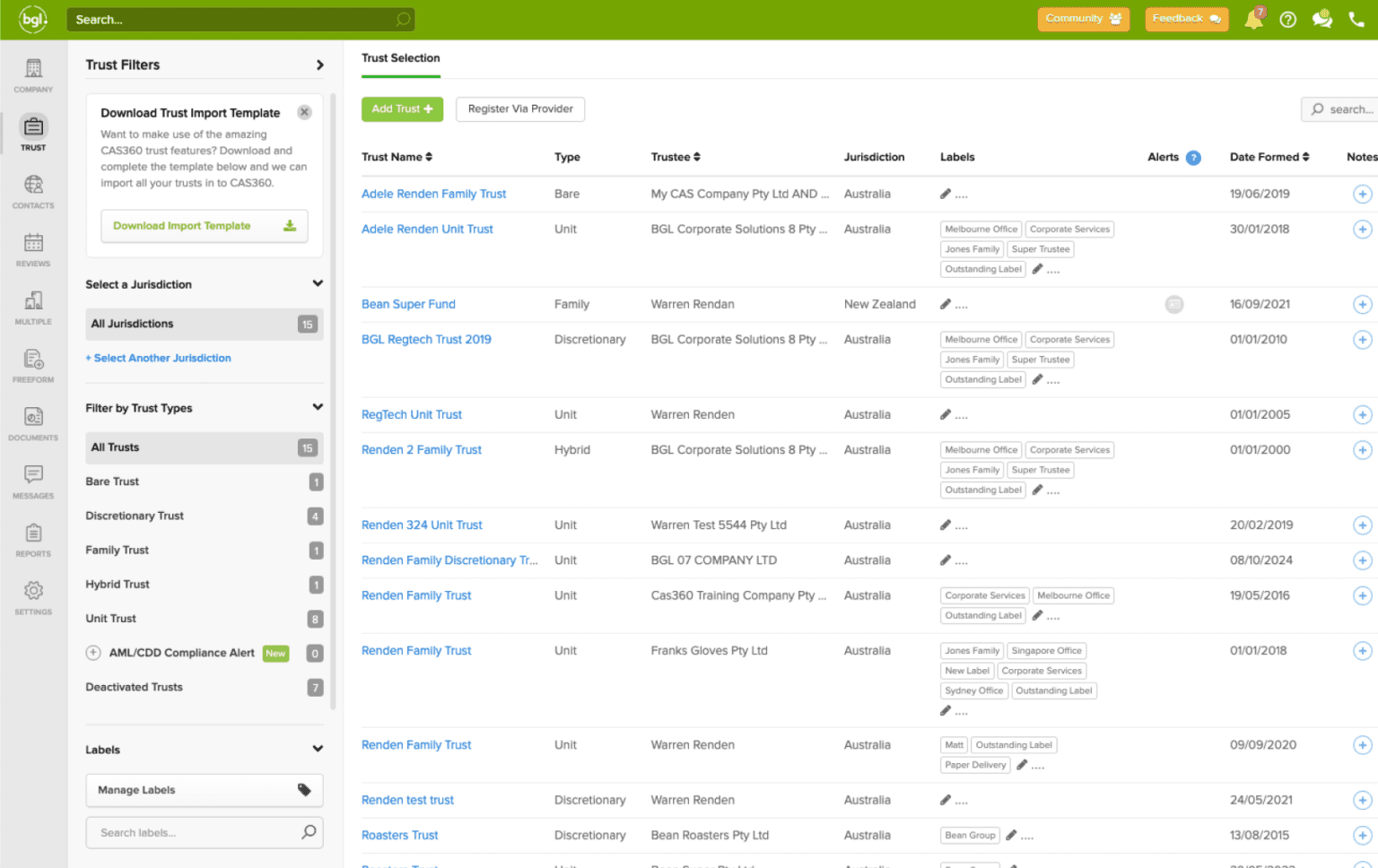 BGL | CAS 360 | World leading company secretarial software.